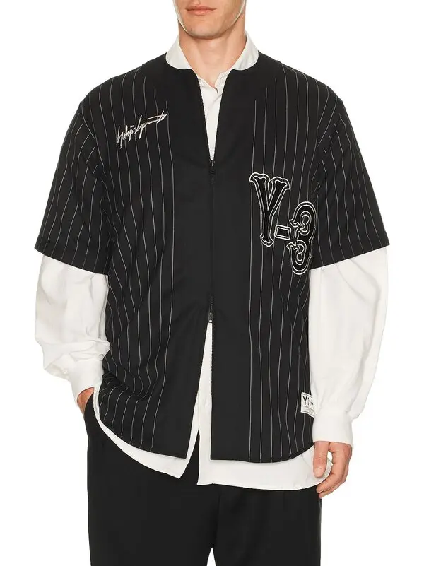 Y3 Elite 5 Baseball Jersey - Black