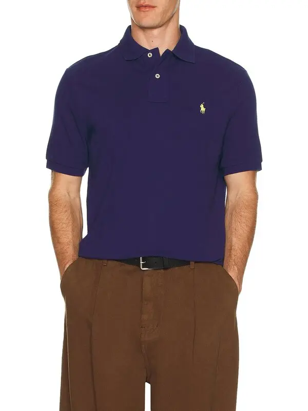 Polo Ralph Lauren Short Sleeve Mesh Polo In Royal - Fall Royal