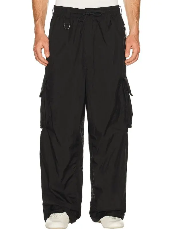 Y3 Nylon 3s Cargo Track Pant - Black