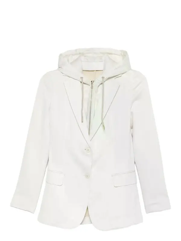 Eleventy Hooded Blazer - Neutrals