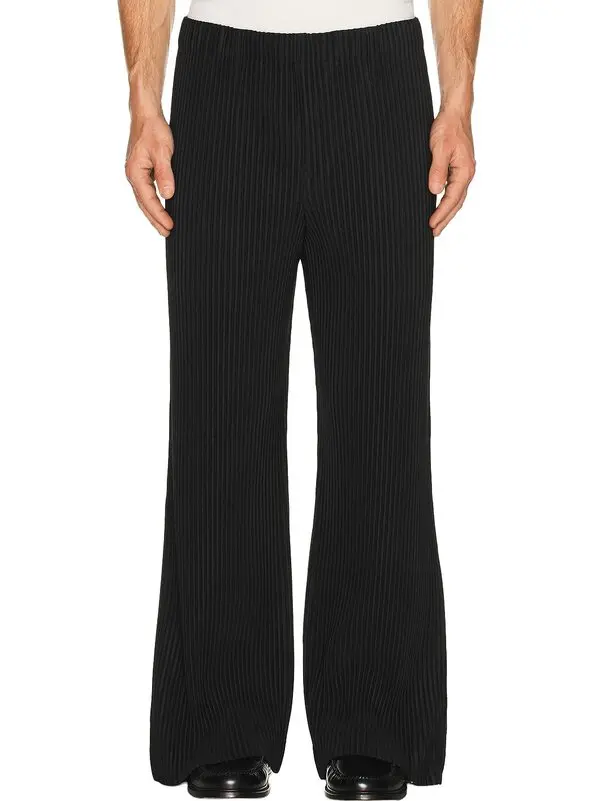 Issey Miyake Tailored Pleats Pants - Black