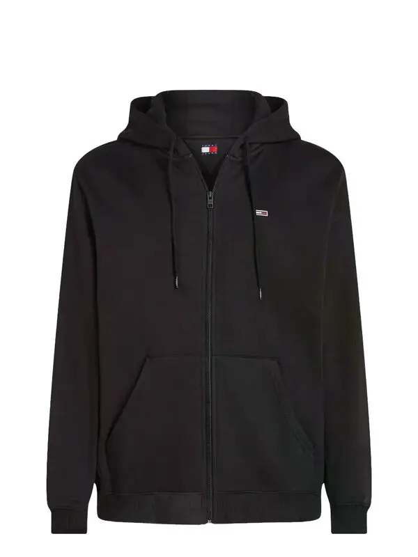 Tommy Hilfiger Hooded Zip-up - Black