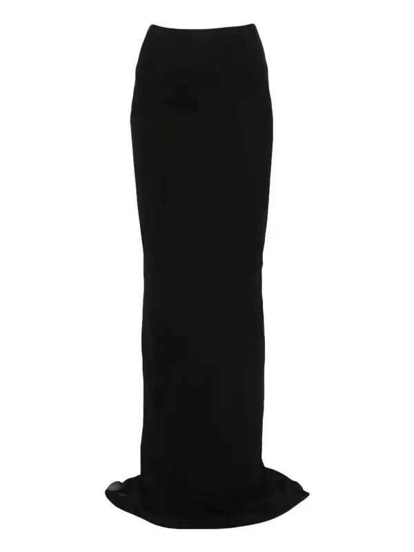 Rick Owens Long Maxi Skirt - Black