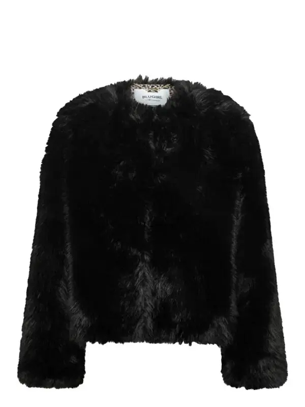 BLUGIRL Faux-fur Jacket - Black