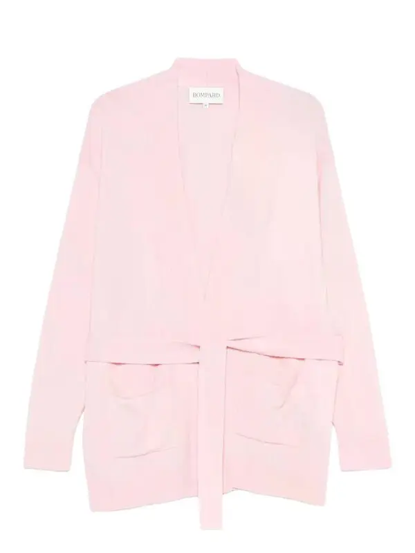 Eric Bompard Belted Cashmere Cardigan-coat - Pink