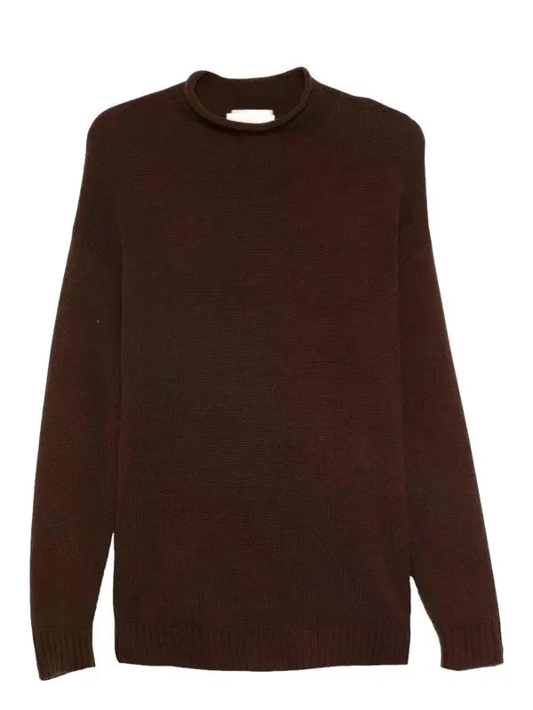 Eric Bompard Wide Cut Cashmere Sweater - Brown