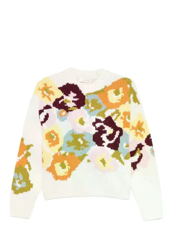 Zimmermann Floral Print Jersey Top - White