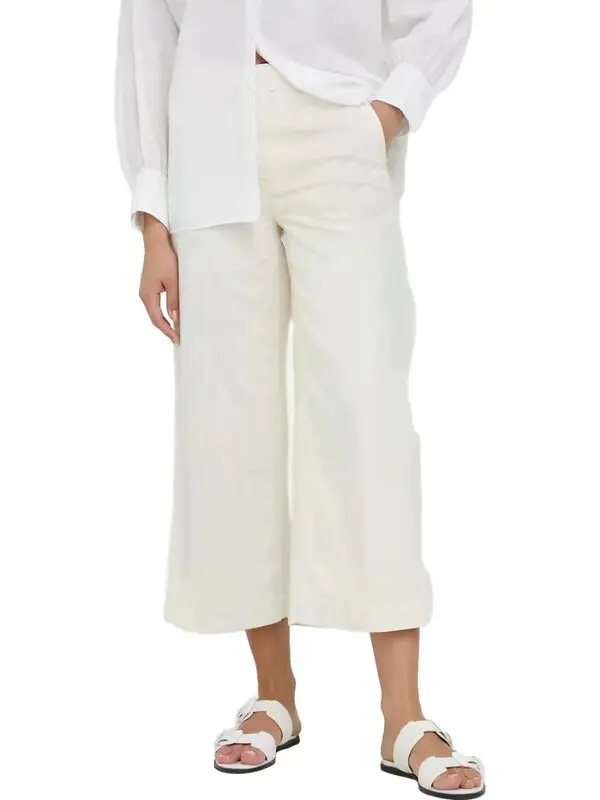 DRYKORN Cropped Wide-leg Trousers - Neutrals