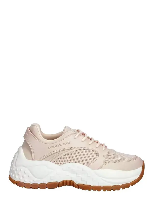 Armani Exchange Lace-up Sneakers - Neutrals