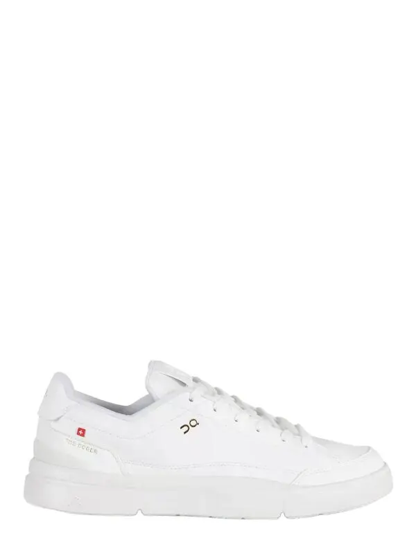 On The Roger Lace-up Sneakers - White
