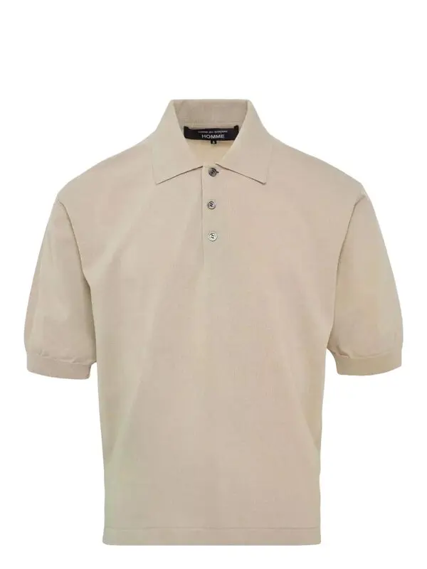 Comme Des Garçons Short-sleeve Polo Shirt - Neutrals