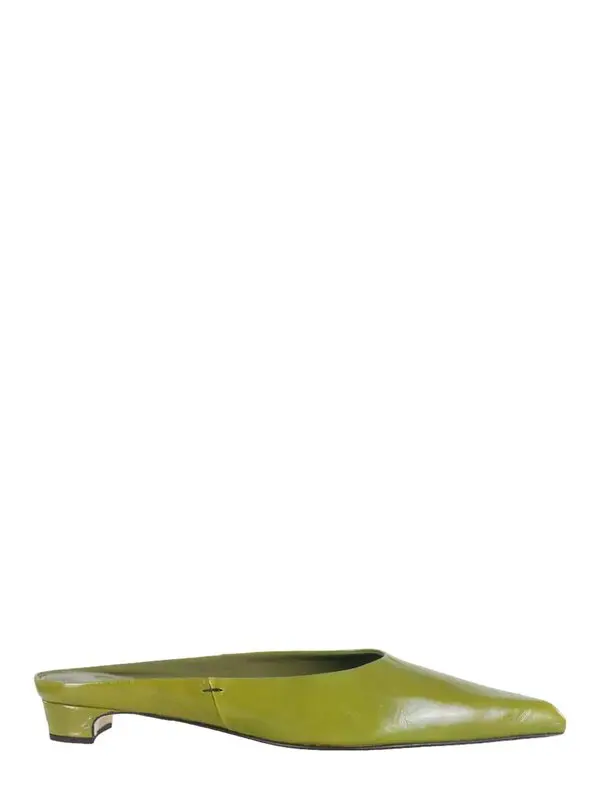 POEVE Faye Point-toe Pumps - Green