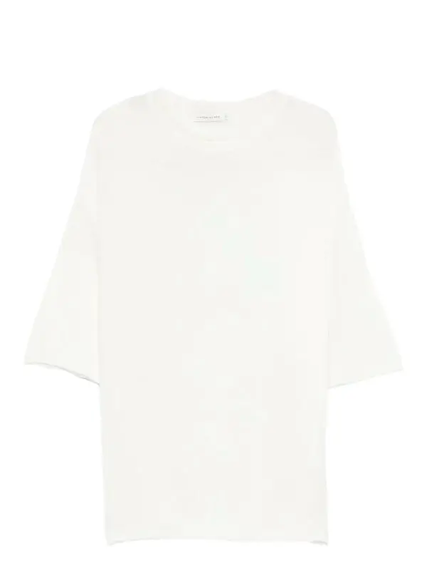 VIKTORIA CHAN Tatiana Short-sleeve Sweater - White