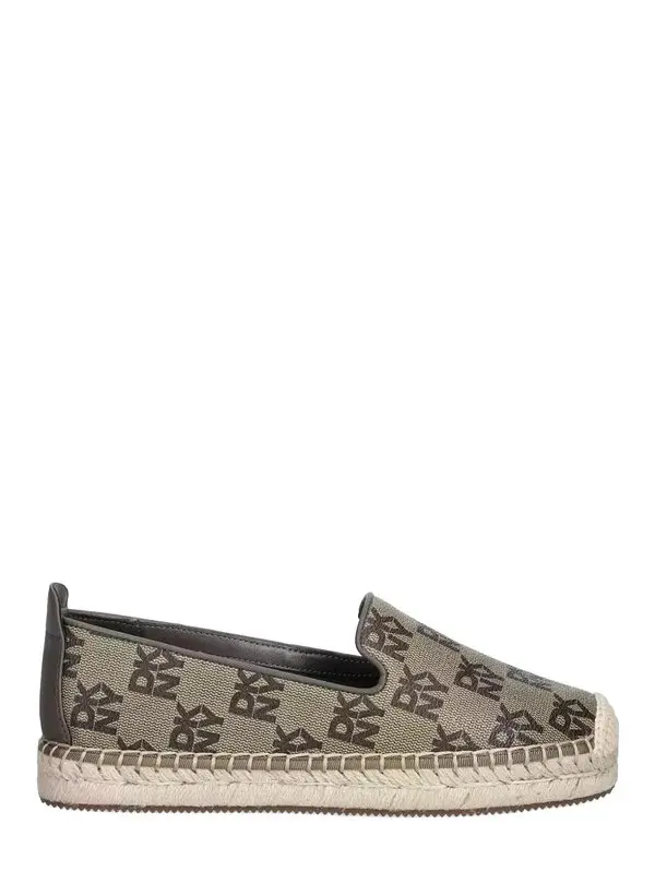 Dkny Mallandra Monogram Espadrilles - Brown