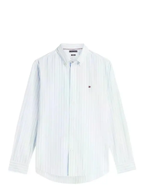 Tommy Hilfiger Striped Long-sleeve Shirt - Blue