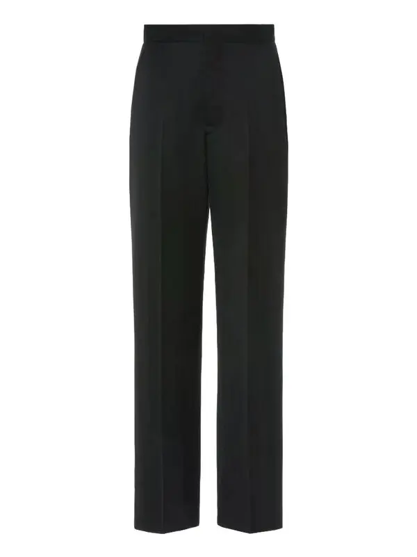 MAISON MARGIELA Front-crease Trousers - Black
