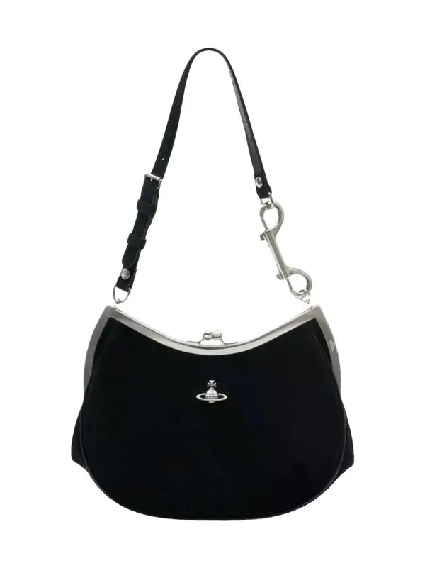 VIVIENNE WESTWOOD Charm Frame Shoulder Bag - Black