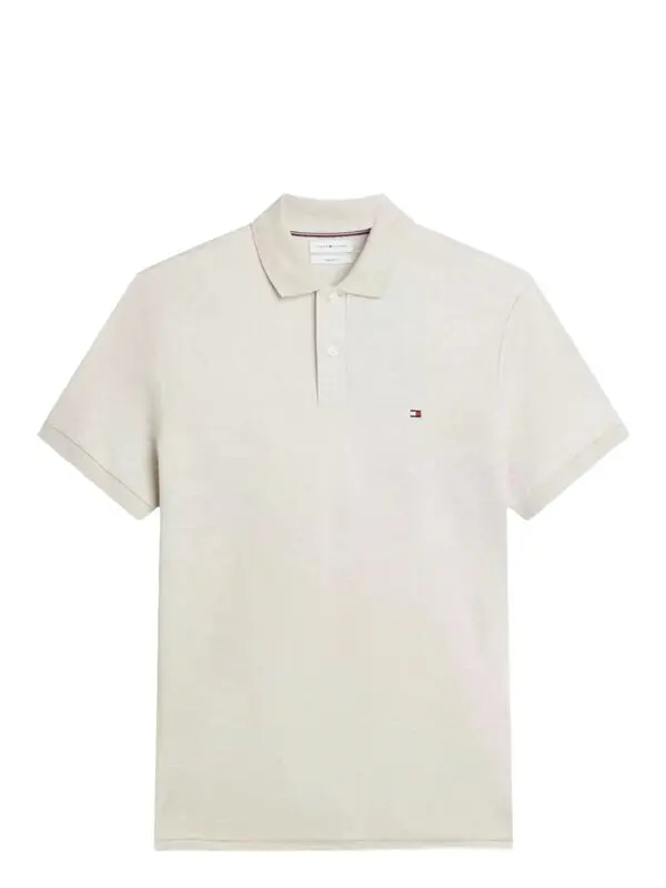 Tommy Hilfiger Logo-detail Polo Shirt - Neutrals