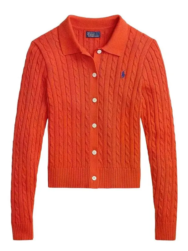 Polo Ralph Lauren Cable-knit Cardigan - Orange
