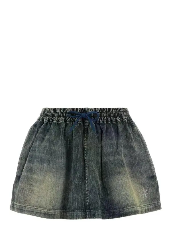 Balenciaga Mini Denim Skirt - Blue