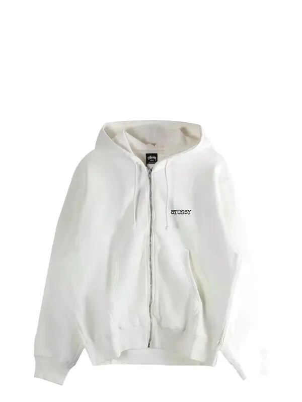 StÜssy Hooded Zip Jacket - Neutrals