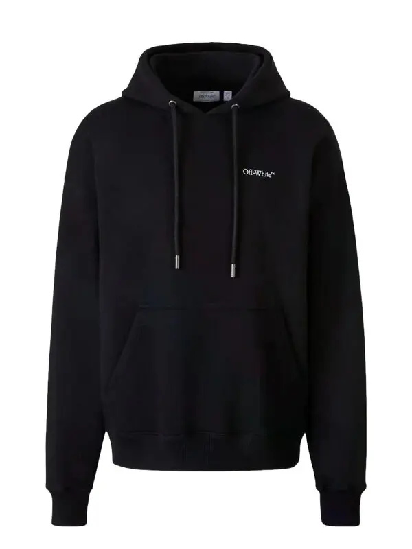 Off-White Logo Hoodie - Black