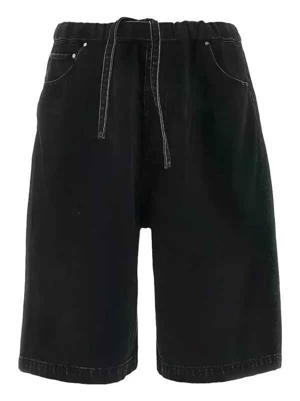 ENTIRE STUDIOS Drawstring Shorts - Black