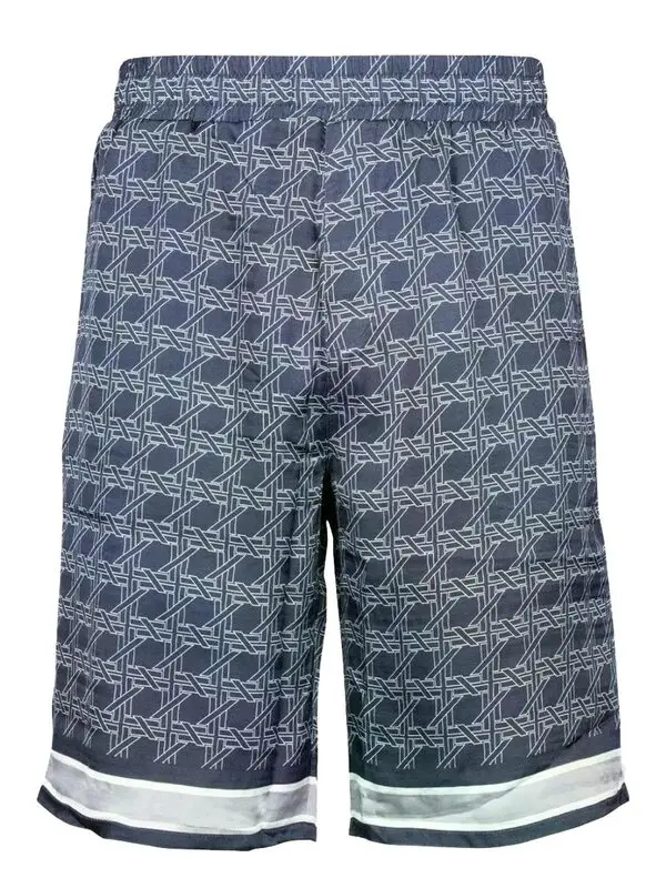 Karl Lagerfeld Geometric Print Shorts - Blue