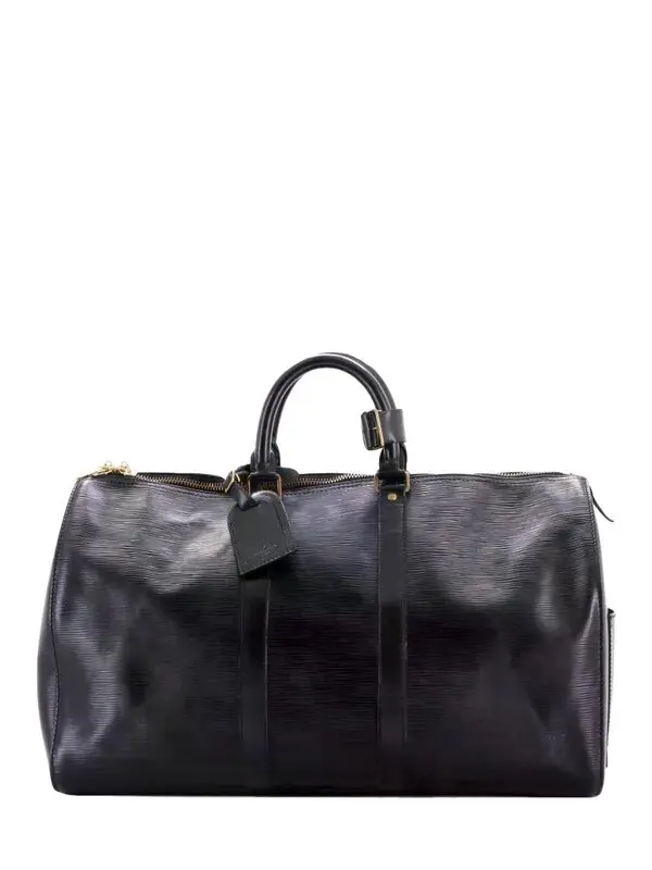 LOUIS VUITTON Keepall 45 Travel Bag Epi Leather - Black