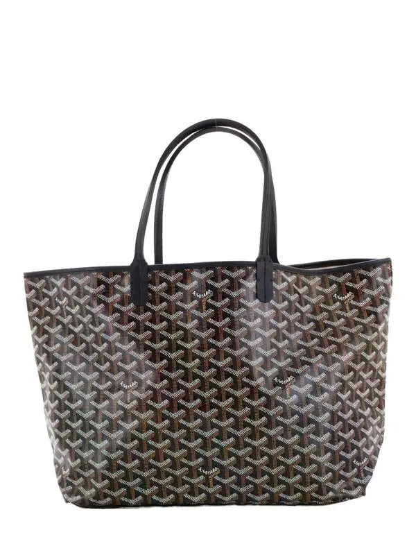 Goyard Saint Louis Coated Canvas Pm Tote Bag - Black