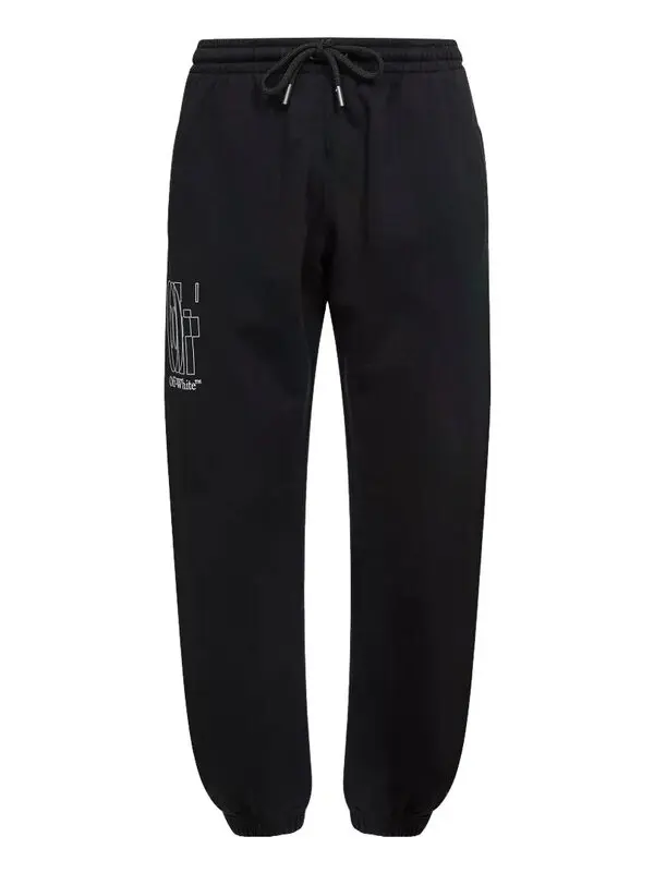 Off-White Logo-detail Track Pants - Black