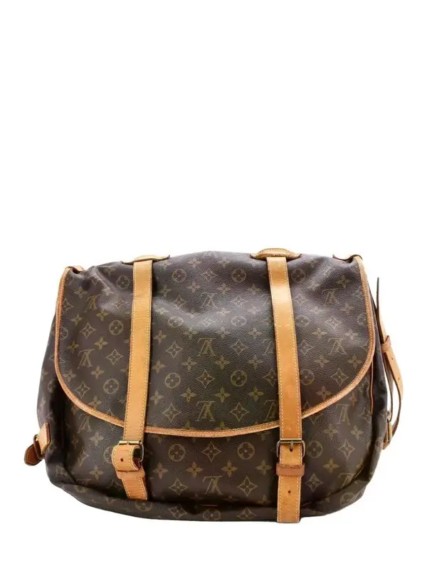 LOUIS VUITTON Saumur Handbag Monogram Canvas 43 - Brown