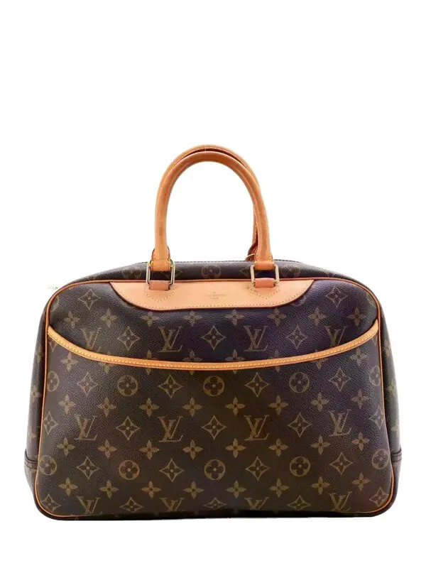 LOUIS VUITTON Deauville Monogram Handbag - Brown