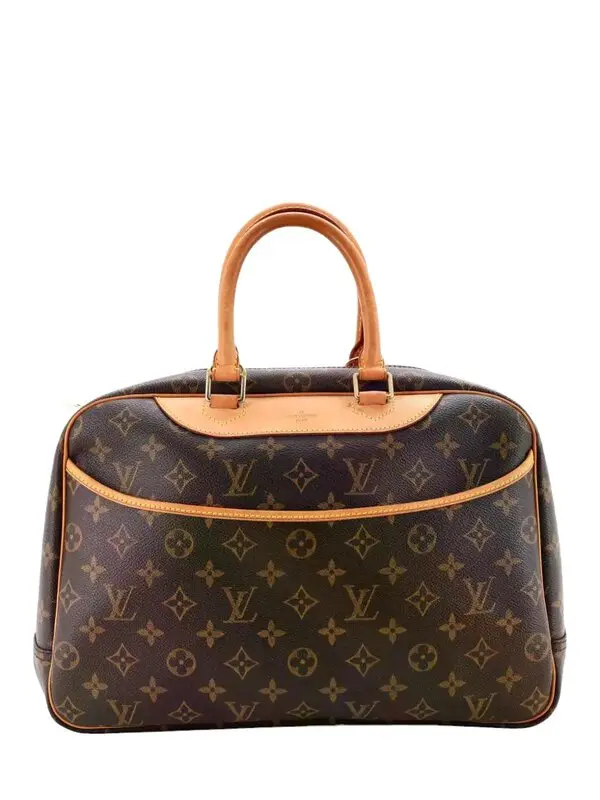 LOUIS VUITTON Deauville Monogram Handbag - Brown