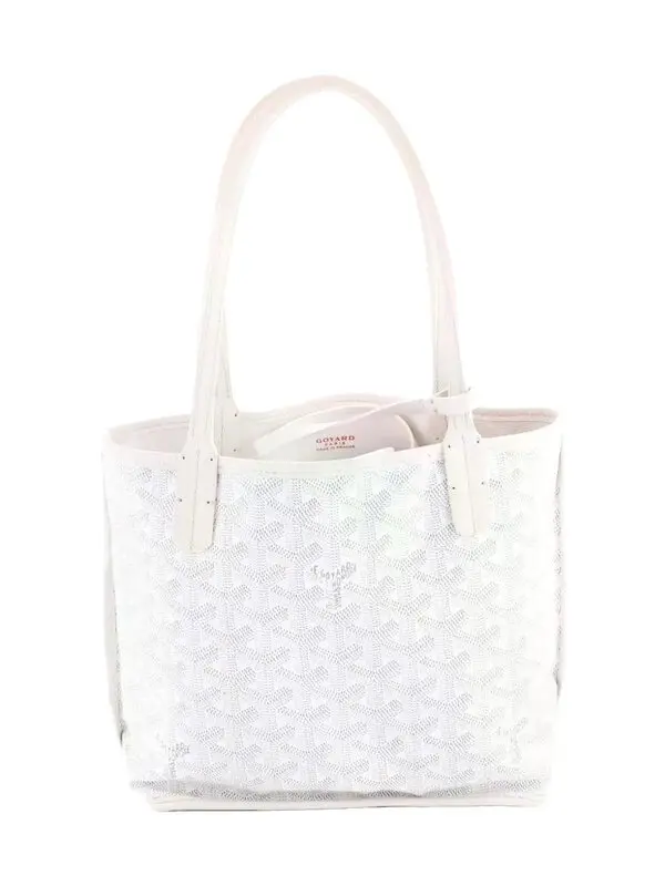 Goyard Anjou Reversible Mini Satchel - White