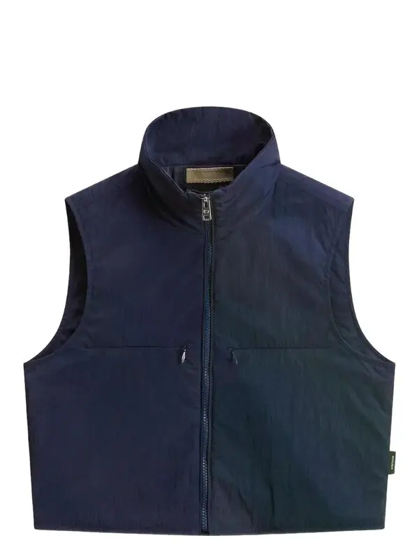Woolrich Zip Gilet - Blue