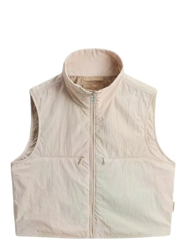 Woolrich Layered Zip Waistcoat - Neutrals