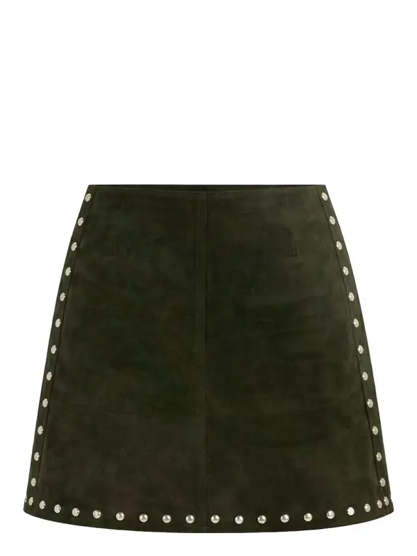 ZUT Studded Skirt - Green