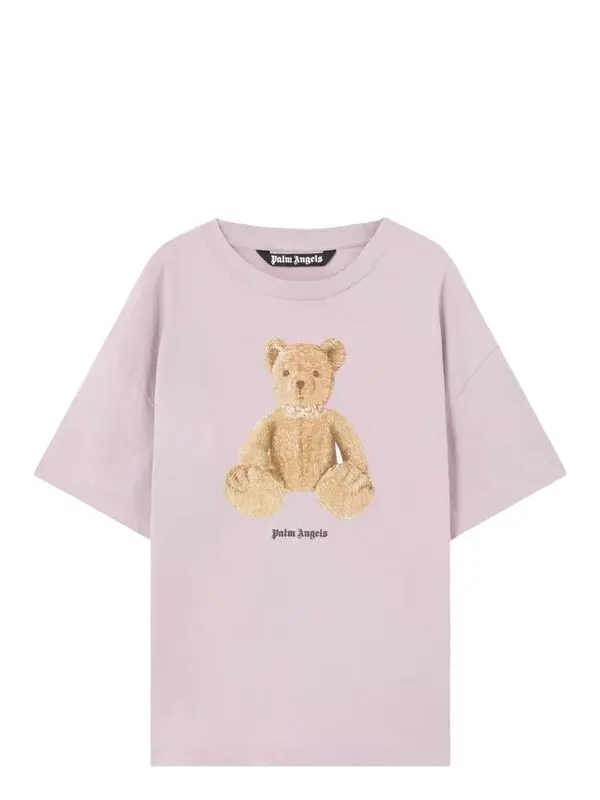 Palm Angels Bear Graphic T-shirt - Purple