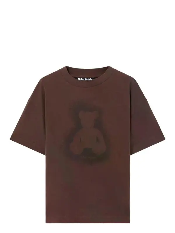Palm Angels Spray Bear T-shirt - Brown