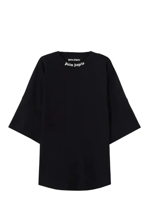 Palm Angels Logo Oversized T-shirt - Black