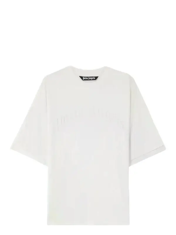 Palm Angels Embroidered Double T-shirt - Neutrals