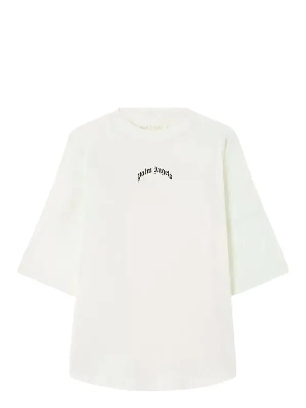 Palm Angels Printed-logo T-shirt - White