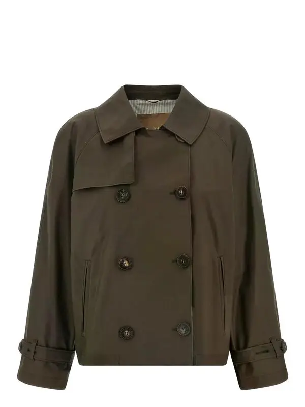 Max Mara Double-breasted Coat - Green