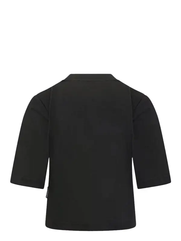 Palm Angels Curved Logo Boxy T-shirt - Black