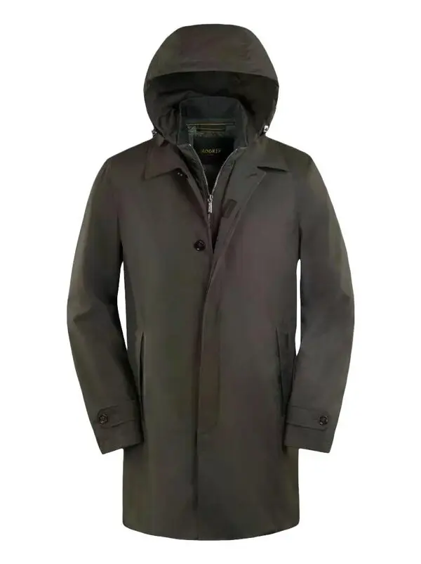 MOORER Salvi-ads Jacket With Removable Hood - Grey