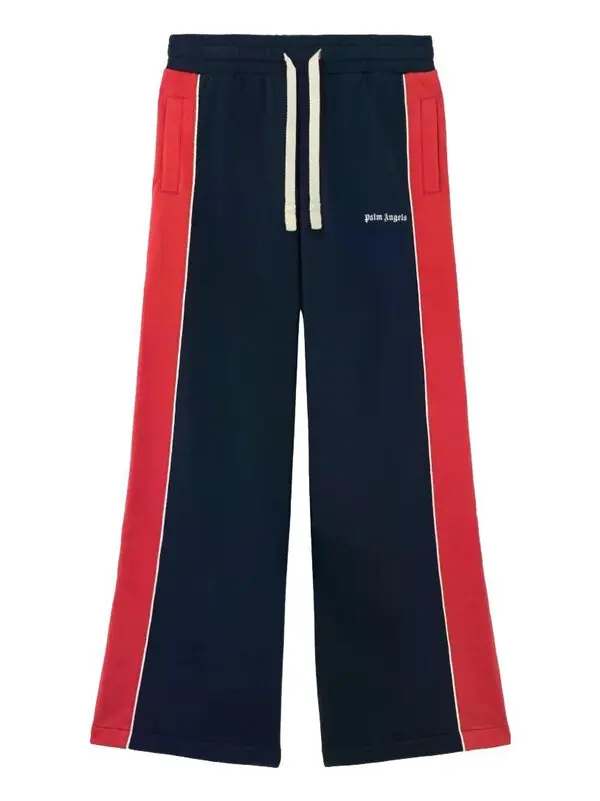 Palm Angels Logo Side-bands Track Pants - Blue