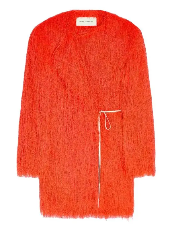 Dries Van Noten Fringed Jacket - Orange