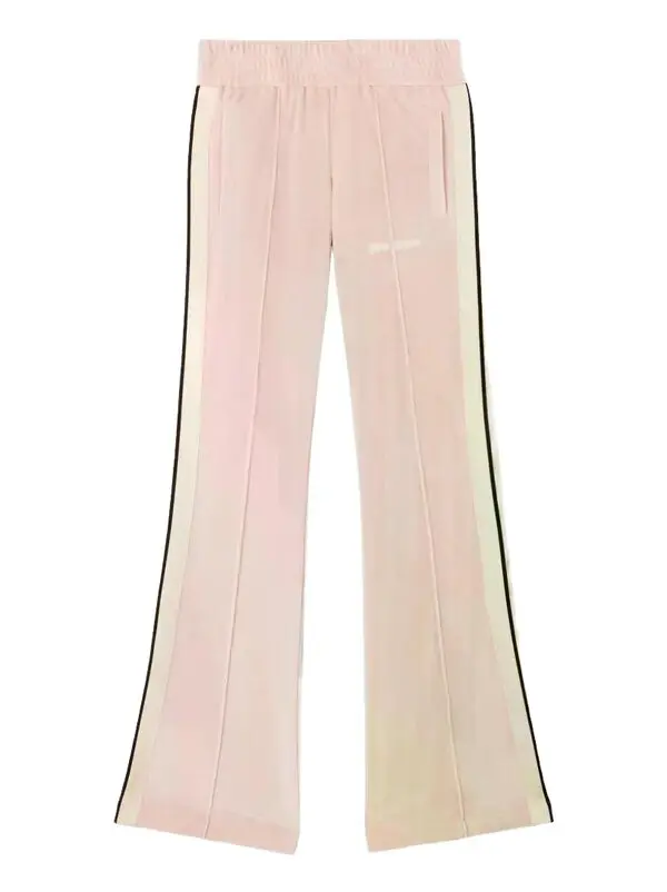 Palm Angels Chenille Flared Track Pants - Pink