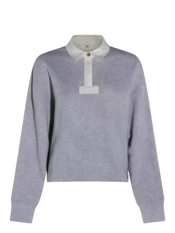 Rag & Bone Polo-collar Sweater - Grey